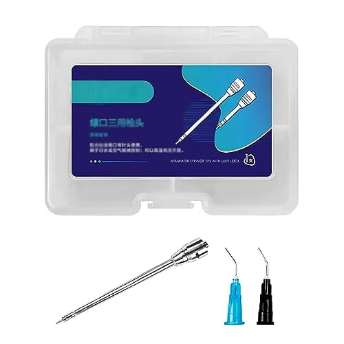 Dental 3 Way Air Water Spray Transfer Head, Spray Triple Syringe with ...