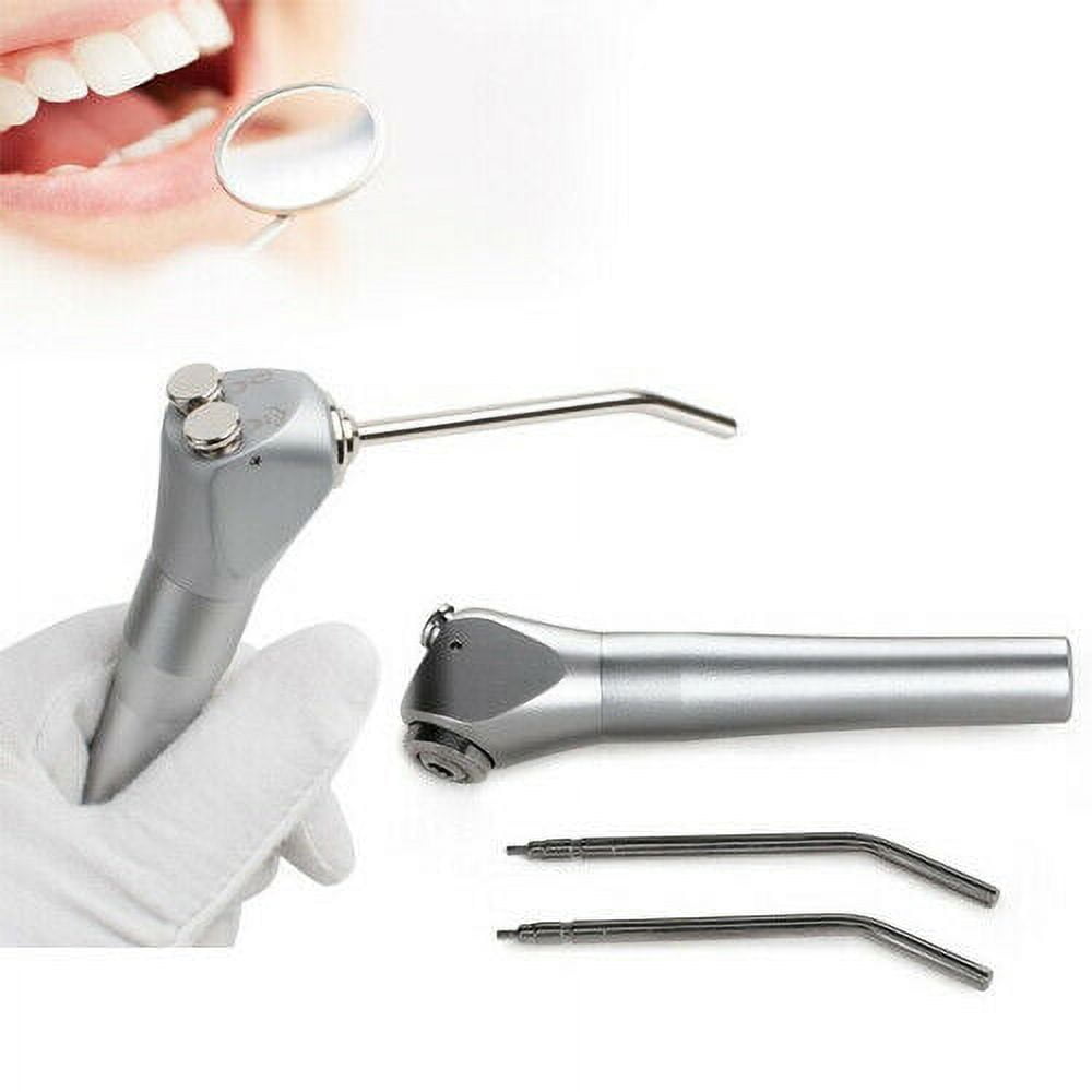 Dental 3 Way Air Water Spray Triple Syringe Handpiece w/ 2 Nozzles Tips ...