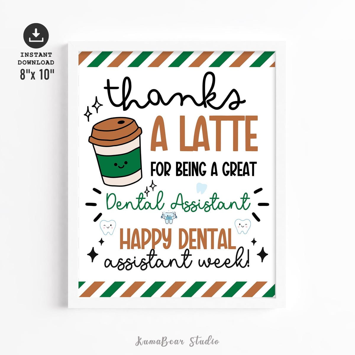 Dental Assistants Week Sign Printable, Dental Assistants Recognition ...