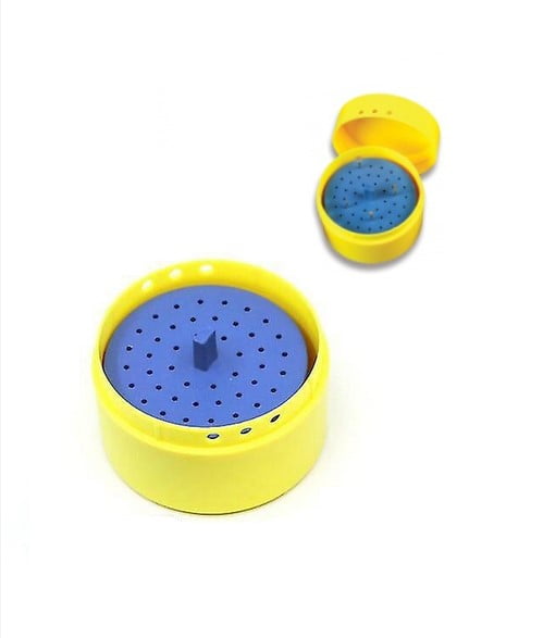 Dental Bur Block Holder Box with Cover Autoclave Organizer for Large ...