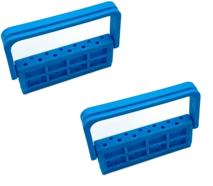 Dental Bur Caddy 12 Capacity Autoclavable 275°F. Adjustable, Reversible ...