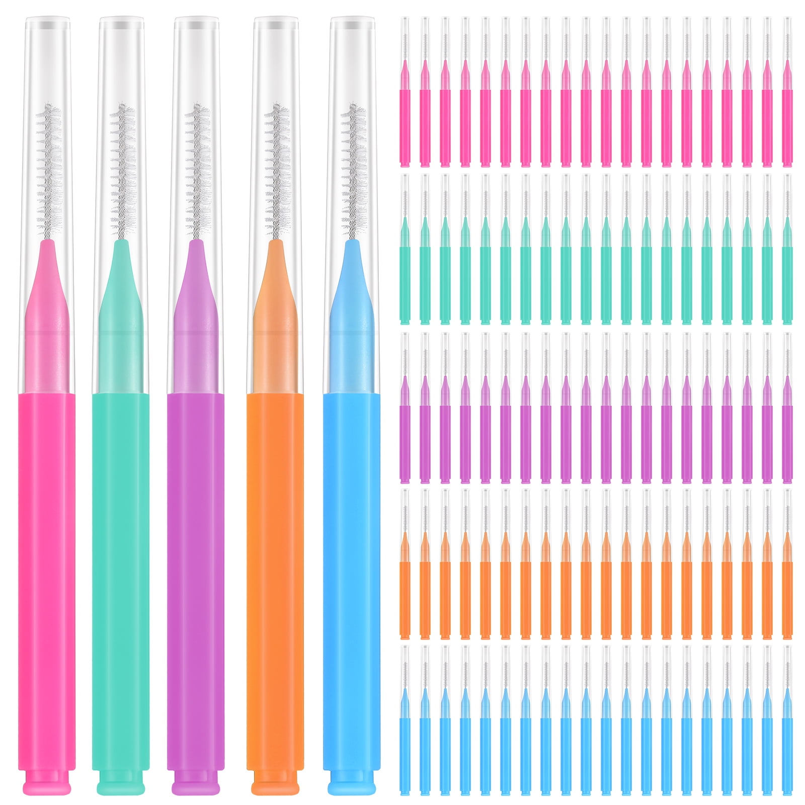 Dental Care Kit - Interdental Brushes & Floss Picks for Braces/Oral ...