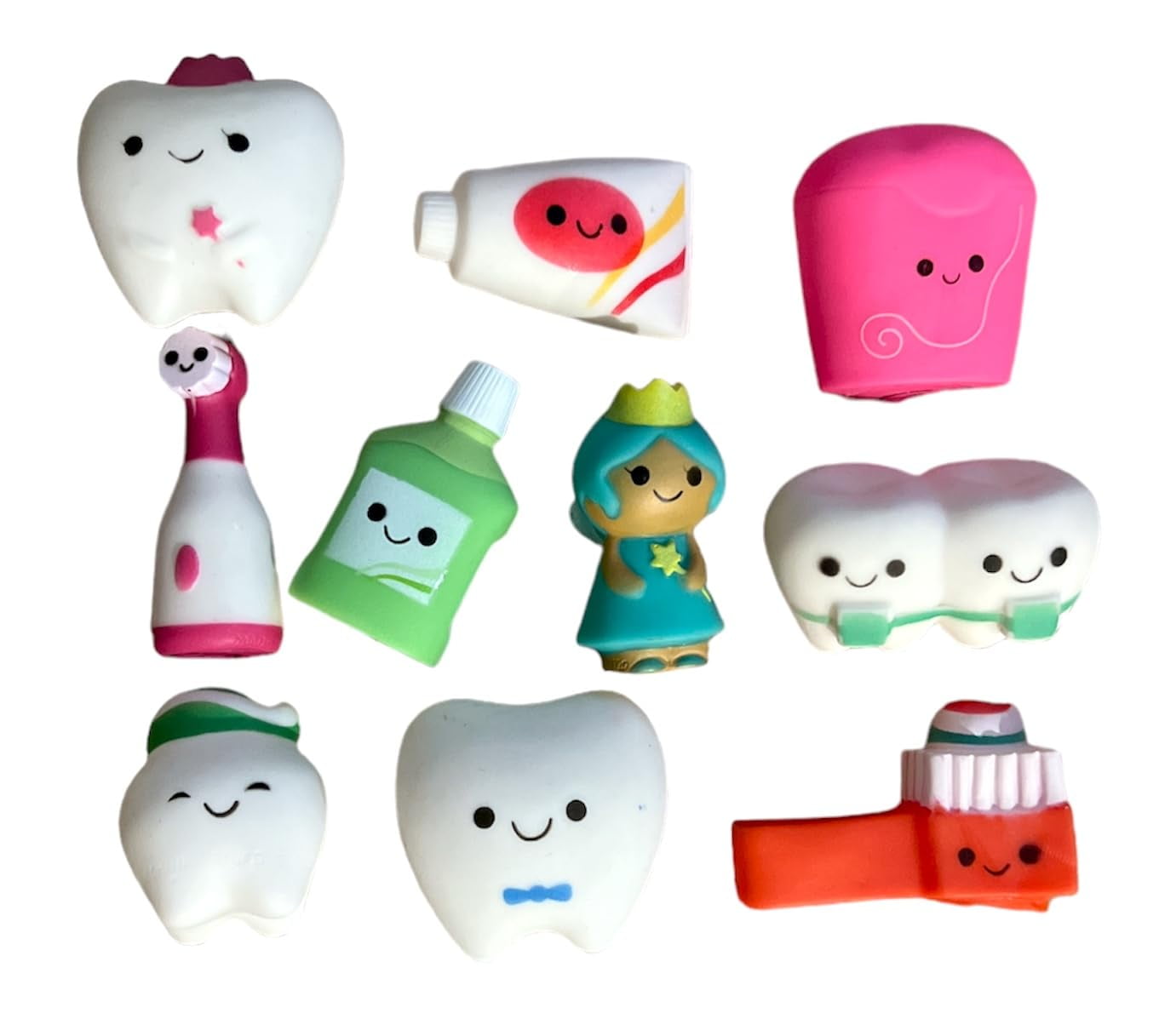Dental Character Rubber Toys - Tooth Fairy Toys, Dentist Rewards ...