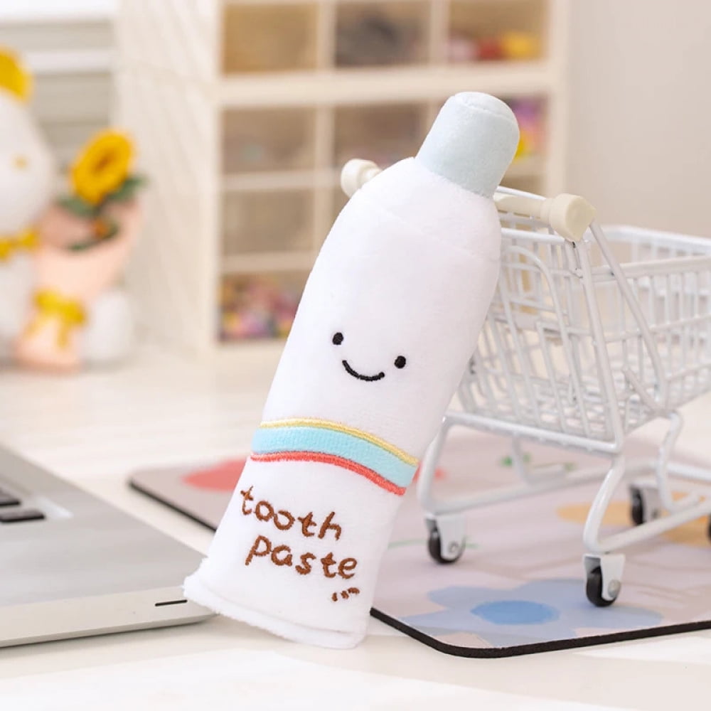 Dental Cute Plush Toy Model Soft Tooth Shape Hanging Toothpaste ...