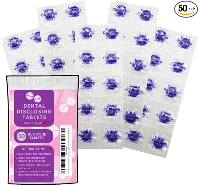 Dental Disclosing Tablets for Kids and Adults - Individually Wrapped ...