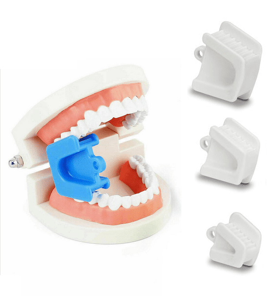 Dental Disposable Silicone Bite Blocks Mouth Props 48/Pack White ...