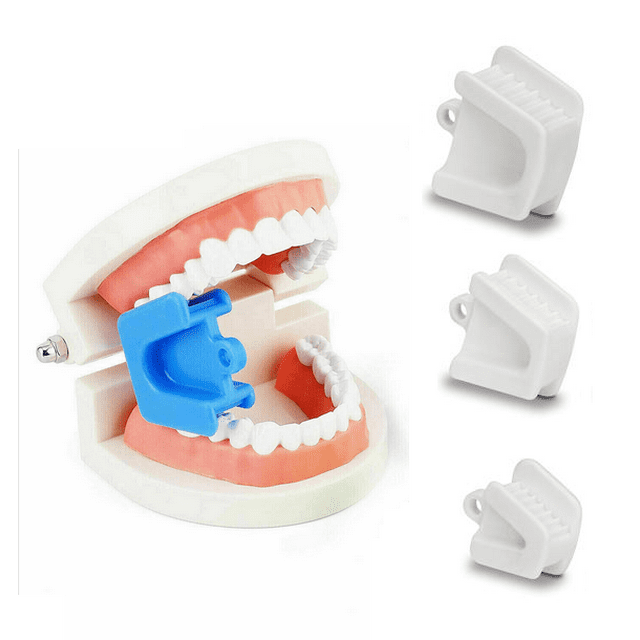 Dental Disposable Silicone Bite Blocks Mouth Props 48/Pack White ...