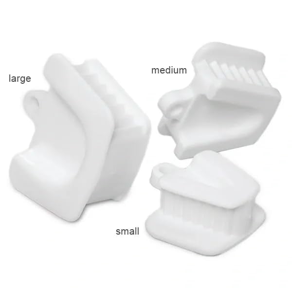 Dental Disposable Silicone Bite Blocks Mouth Props 48/Pack White ...