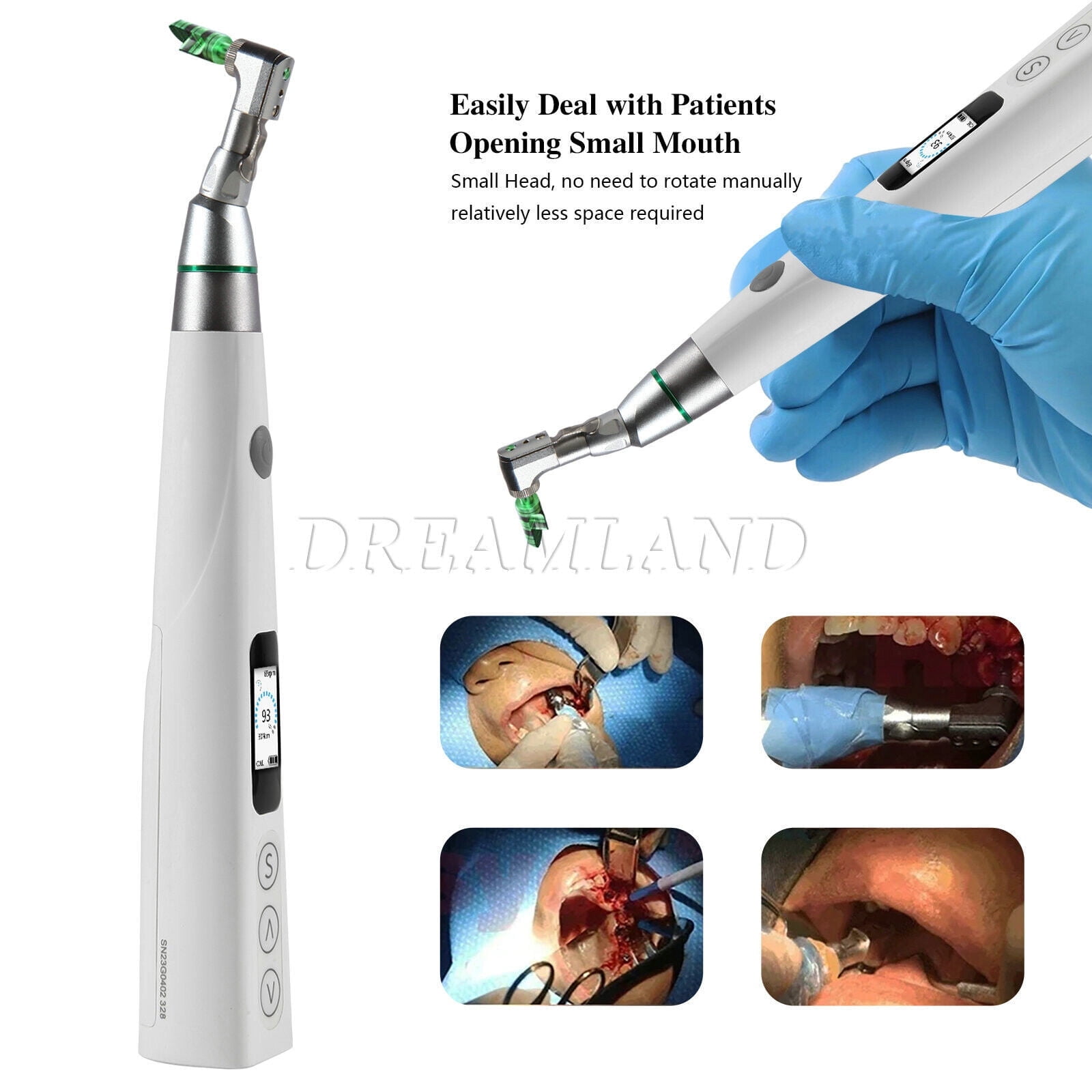 Dental Electric Wireless Torque Driver Implant Torque Wrench Kit 10-35 ...