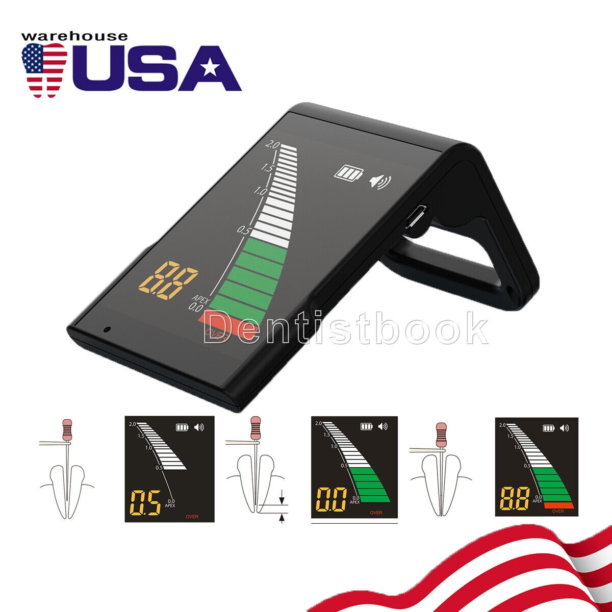 Dental Endodontic Root Canal Apex Locator Endo System Device 3.2' LCD ...