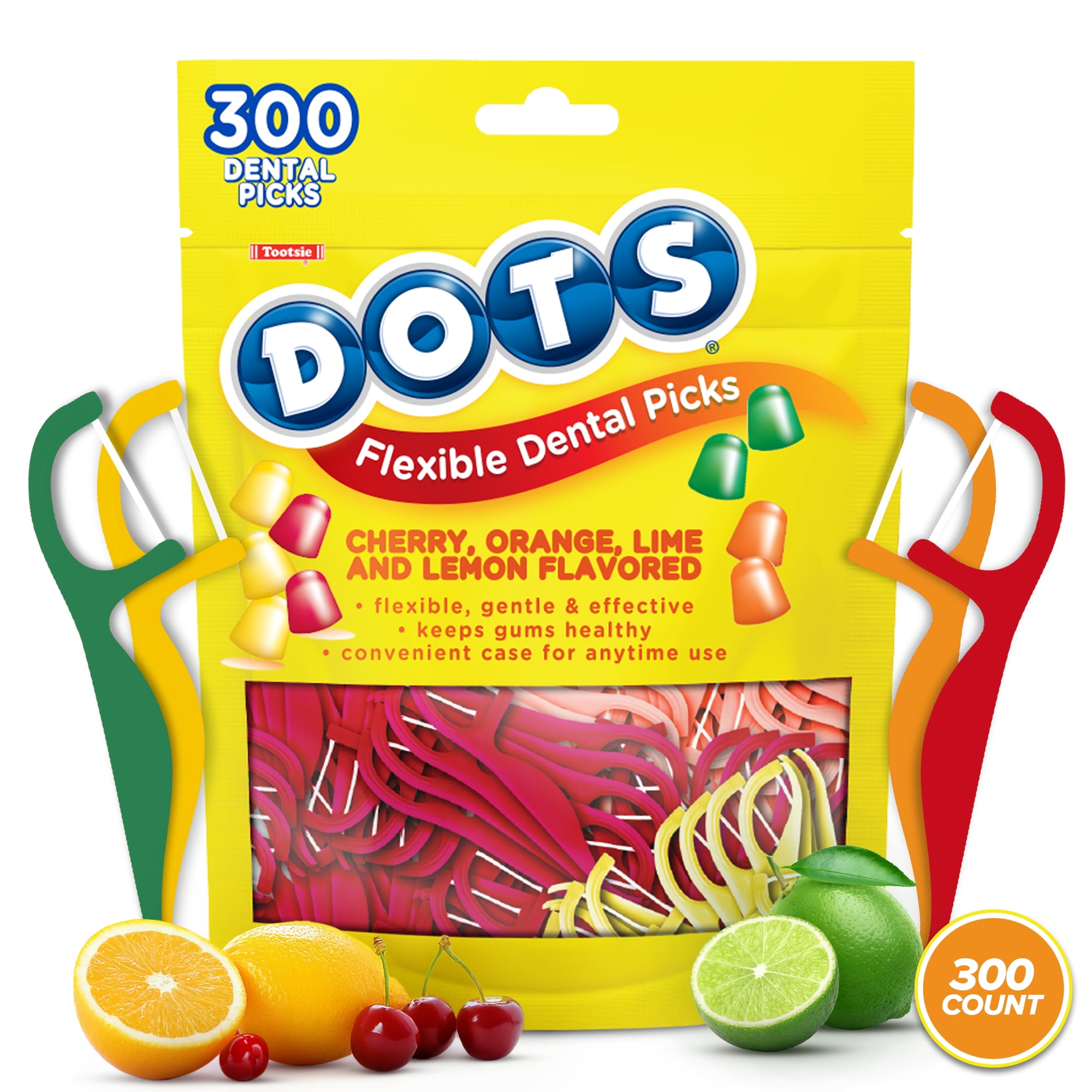 Dental Floss Picks 300 Count Adults Kids Dental Floss Picks Cherry ...