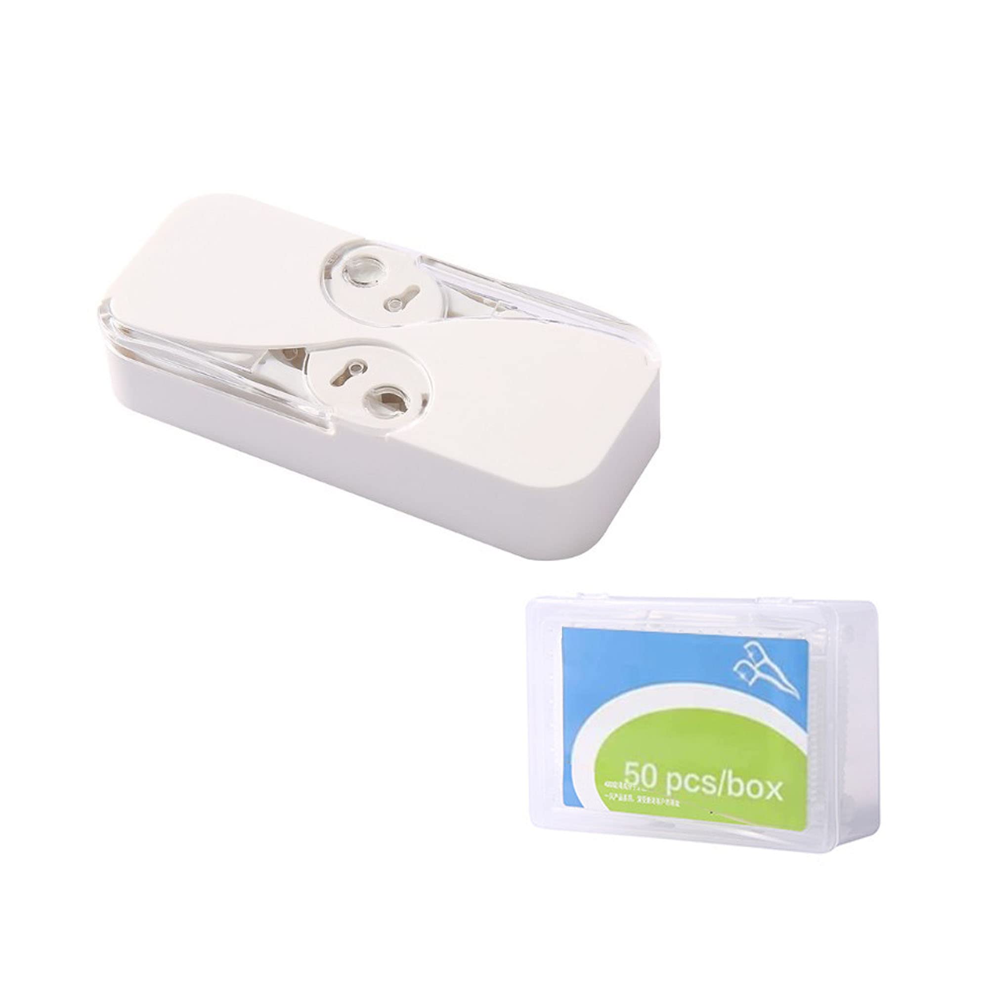 Dental Floss Picks Dispenser Portable Flossers Dispenser Automatic Pop ...