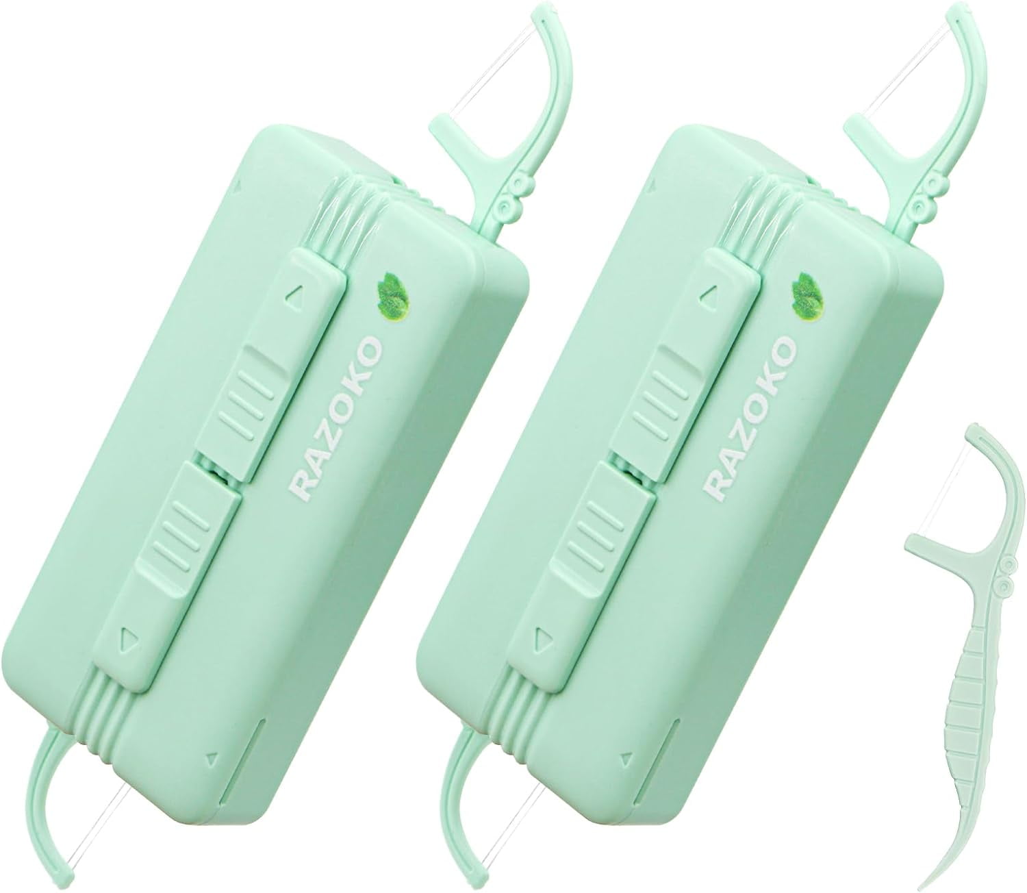 Dental Floss Picks Extra Strong Flosser Pick Toothpicks Fresh Mint (10 ...