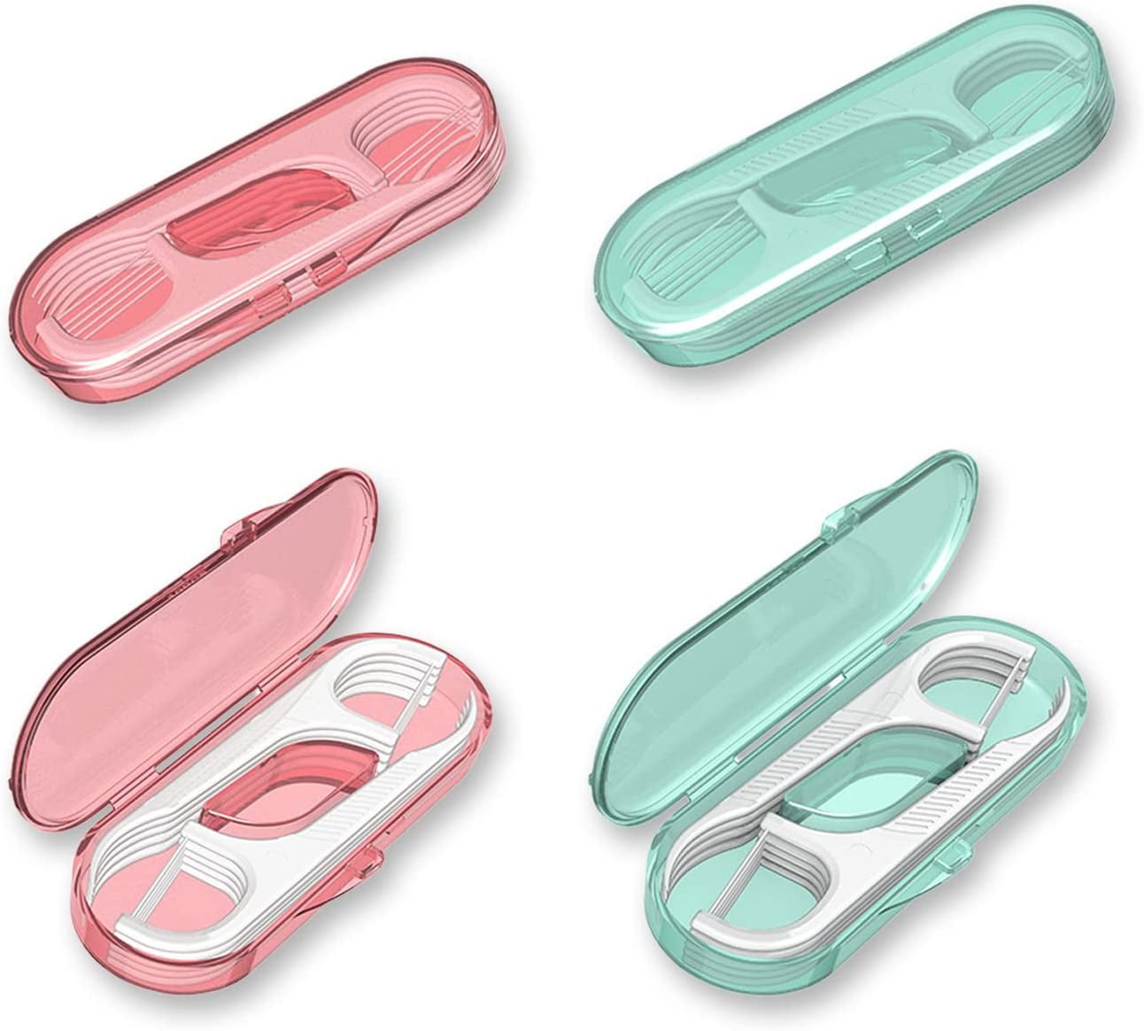 Dental Floss Picks - Travel Floss with Toothpicks - Professional ...