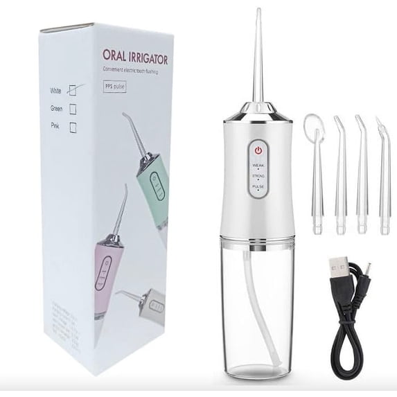 Dental Flosser Water Jet Oral Irrigator for Teeth, Dentures, and Braces ...