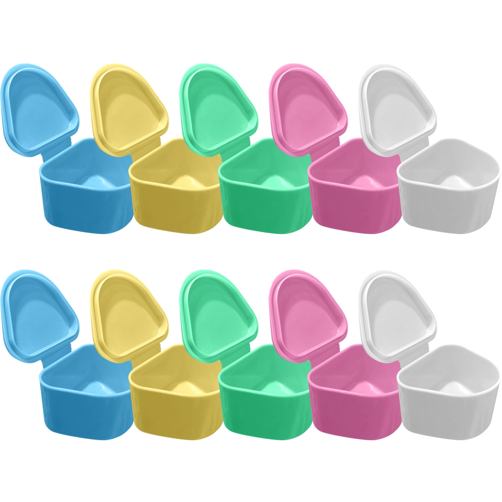 Dental Grade Trapezoid Denture Bath Case by VASTMED | Denture Cleaner ...