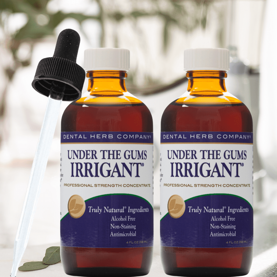 Dental Herb Company Under the Gums Irrigant: (2 pack with dropper) A ...