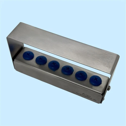 Dental Implant Burr Holder 6 Hole Organizer Sterilization Tissue ...
