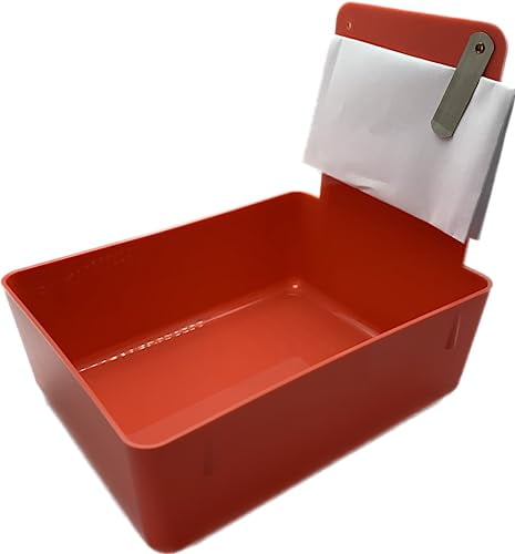 Dental Lab Pan Red 12/Box Quality Color Coded Organization - Walmart.com