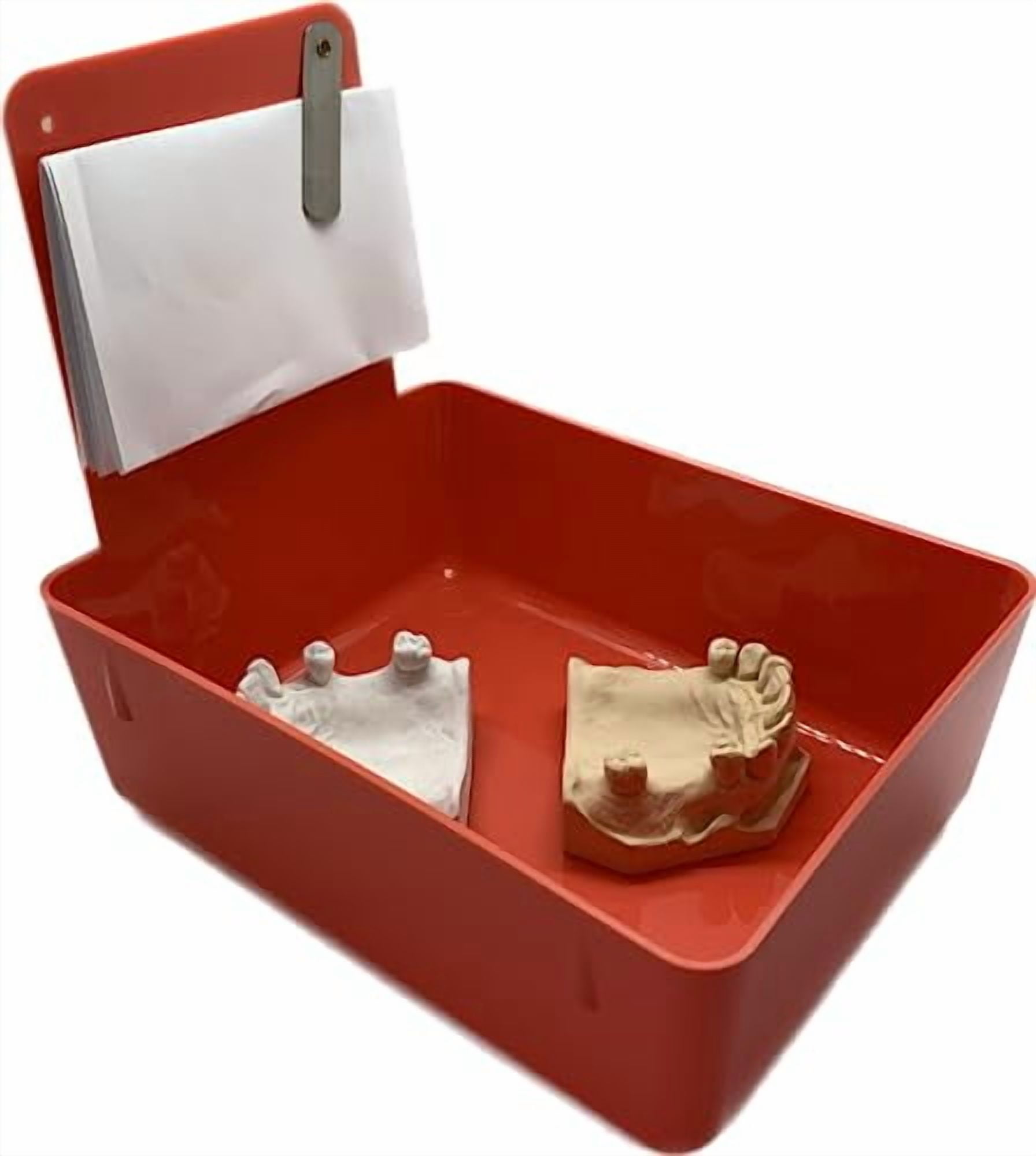 Dental Lab Pan Red 12/Box Quality Color Coded Organization - Walmart.com