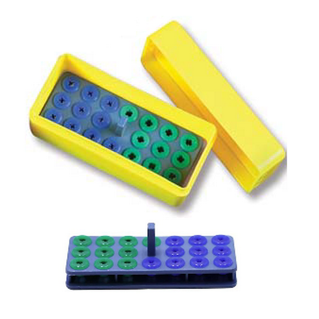 Dental Large Round Endo Steri Box with Cover for Dental Supply ...