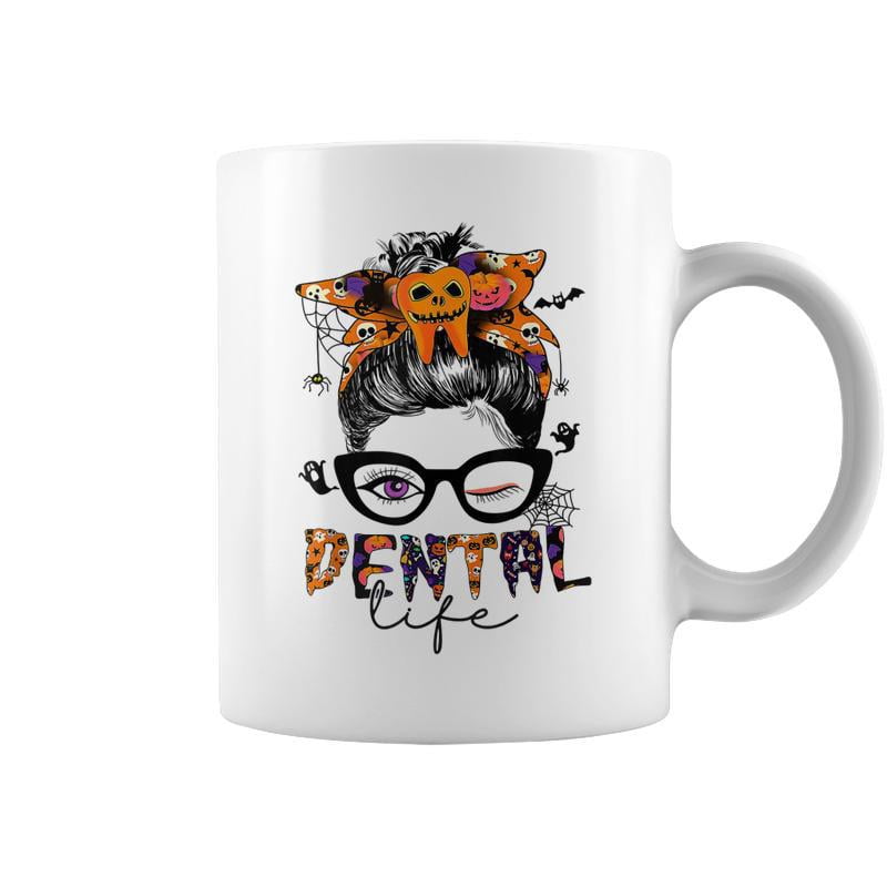 Dental Life Messy Bun Dentist Dental Assistant Halloween C - Walmart.com