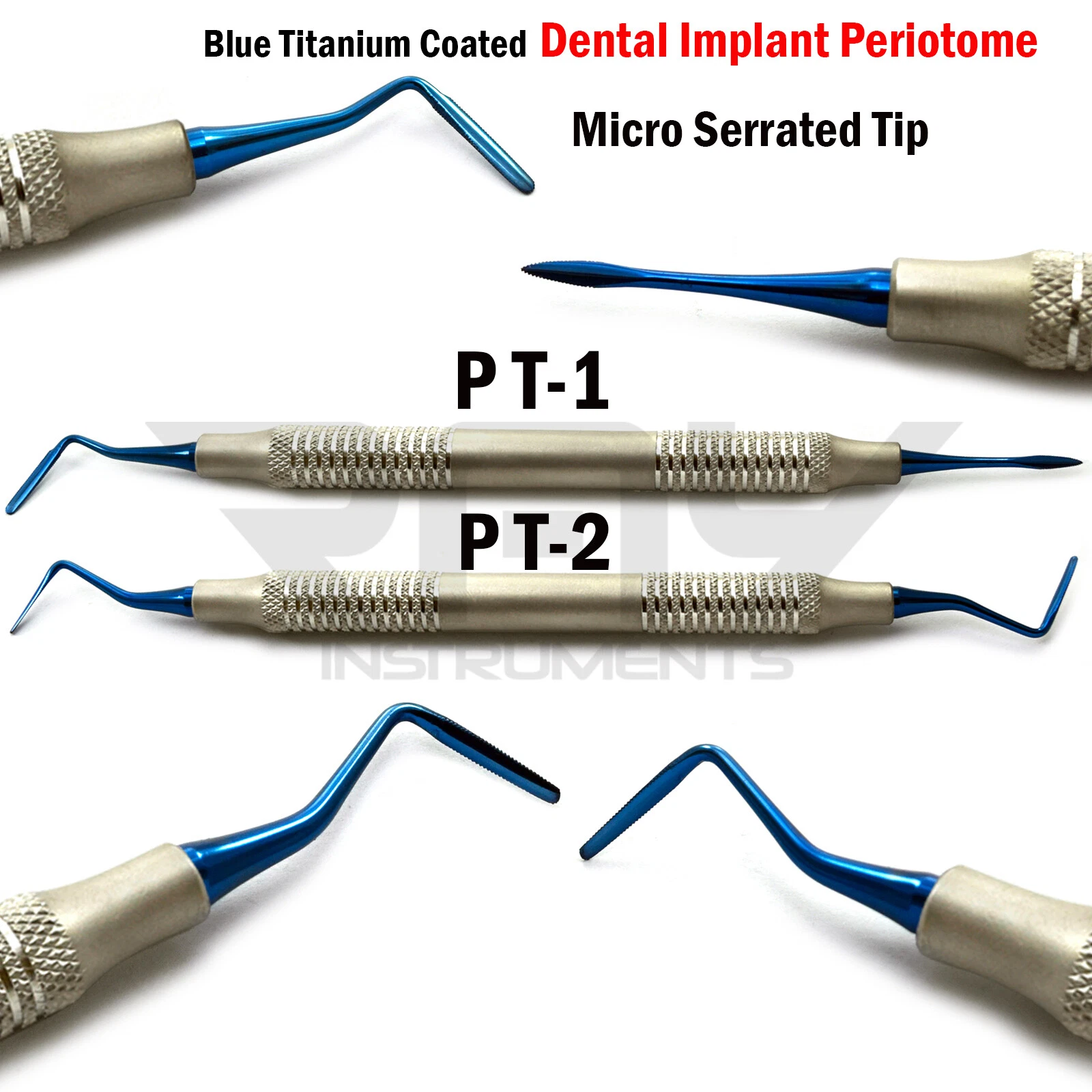 Dental Ligament Serrated Periotome Pt1 Pt2 Implant Tooth Extraction ...
