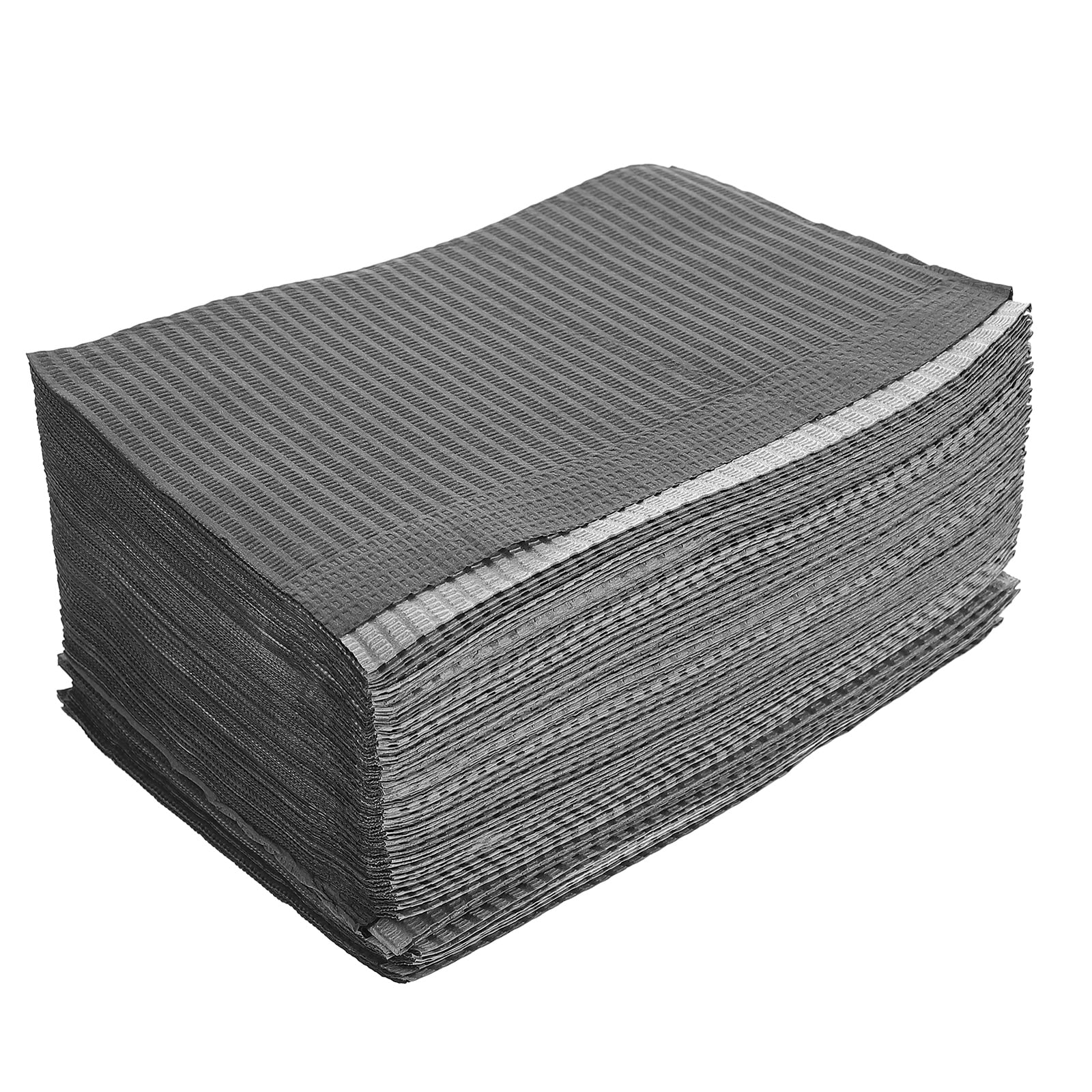Disposable Protective Towel for Dentistry Black Paper 125Pcs Square Mat ...