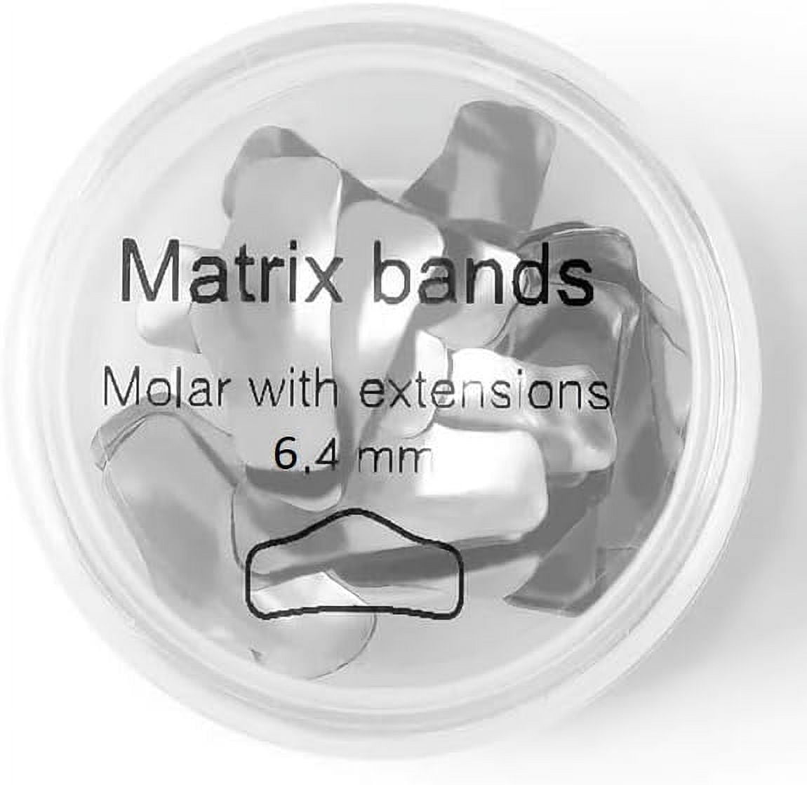 Dental Metal Matrices Sectional Contoured 50pcs/Box Matrix Refill 50pcs ...