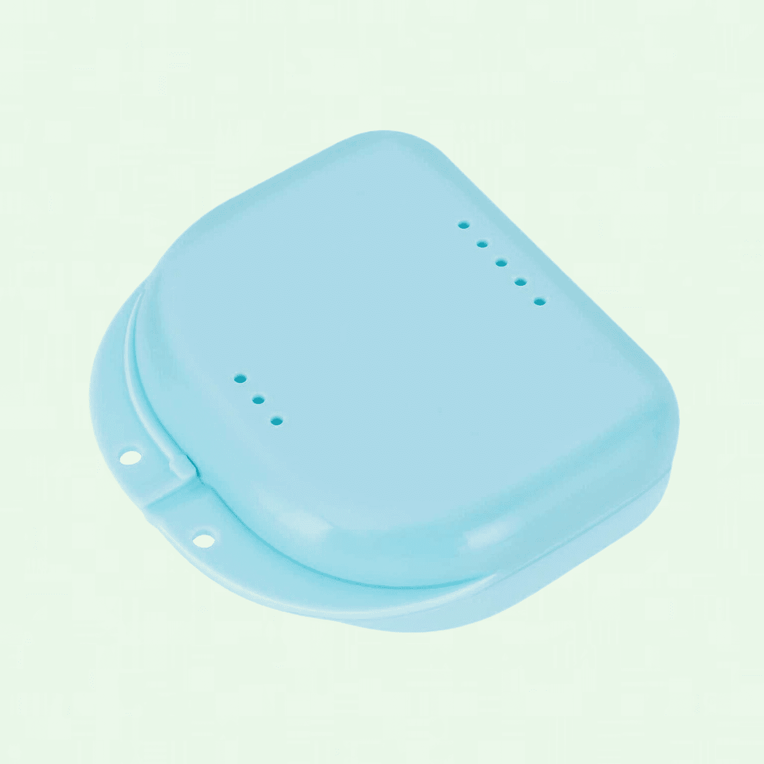 Dental Mouthguard Container Orthodontic Retainer Case, Vent Holes ...