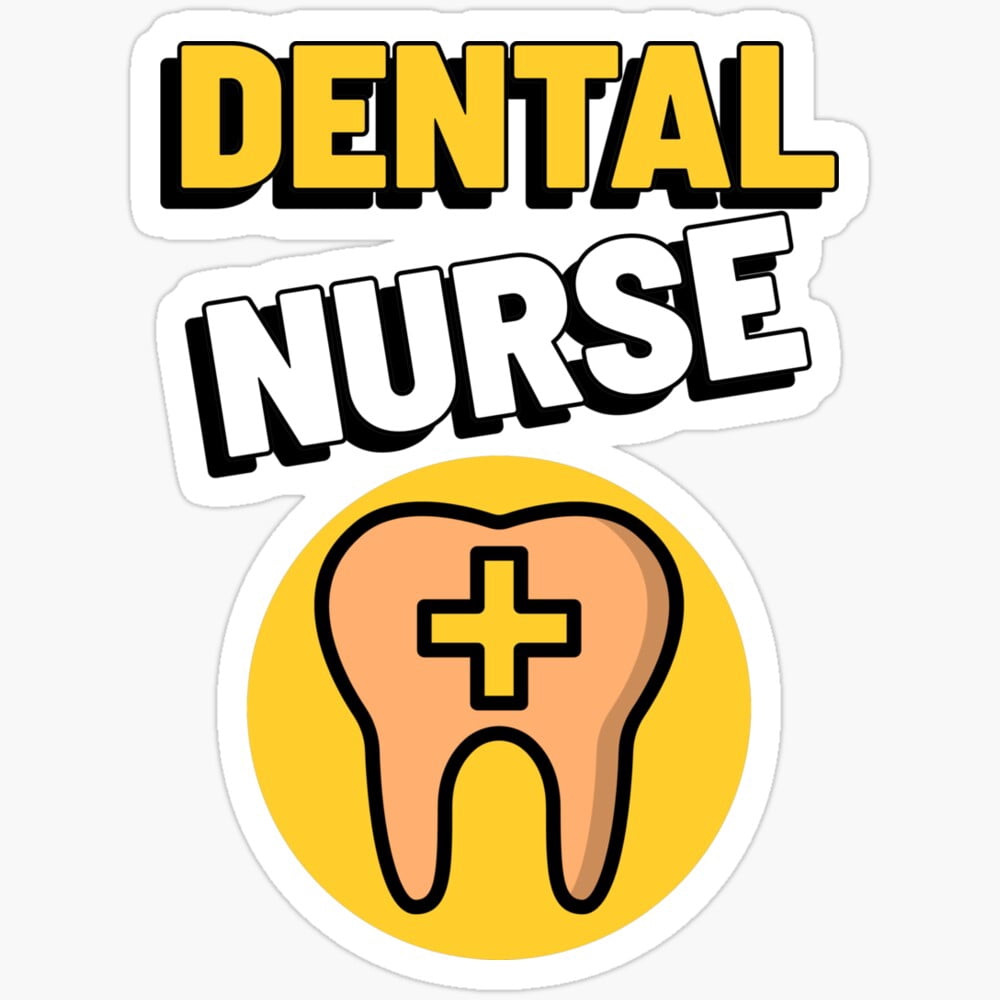 Dental Nurse Sticker Phone Decal Water Bottle Stickers Car Decals ...