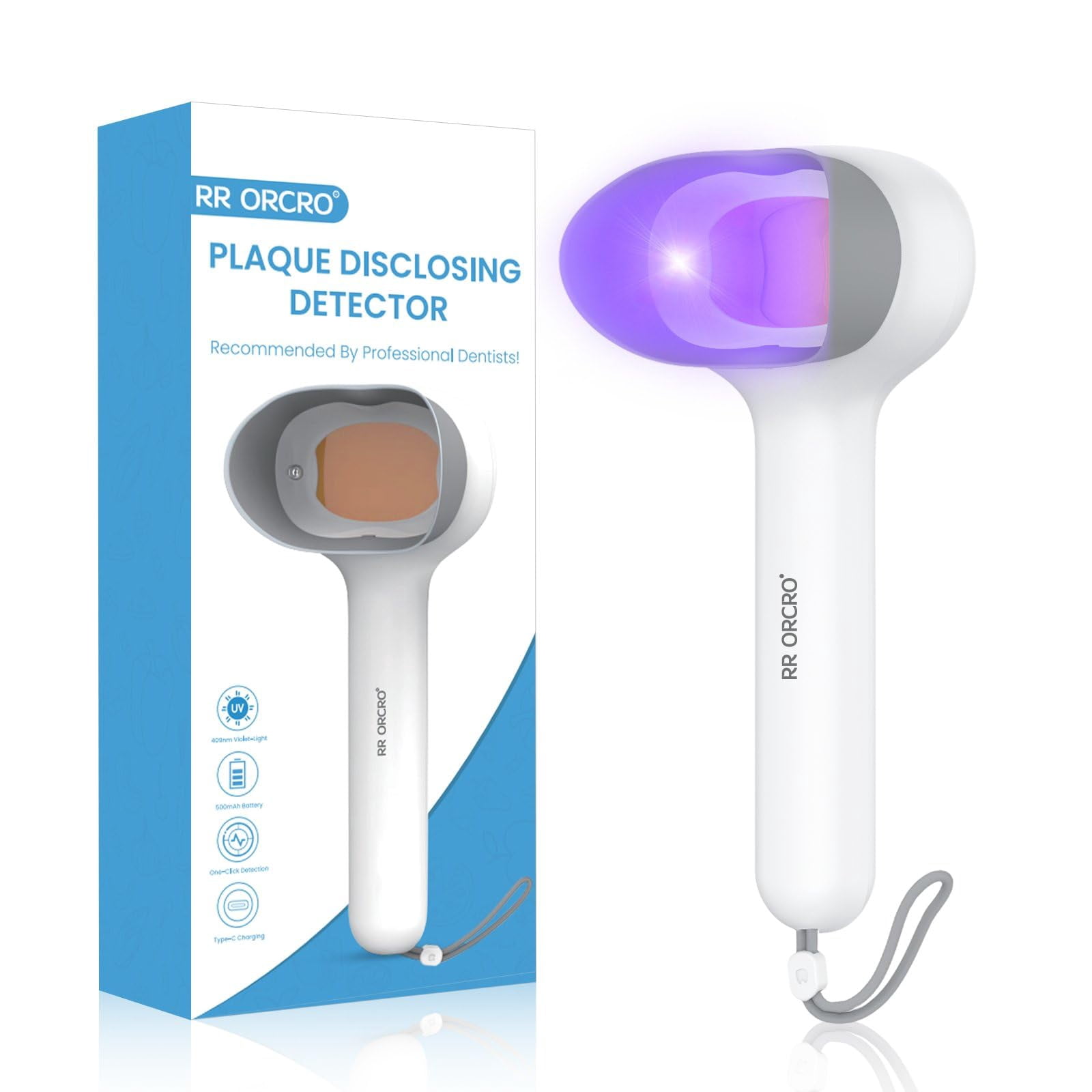 Dental Plaque Detector Light IFF17 Rechargable Plaque Disclosing ...