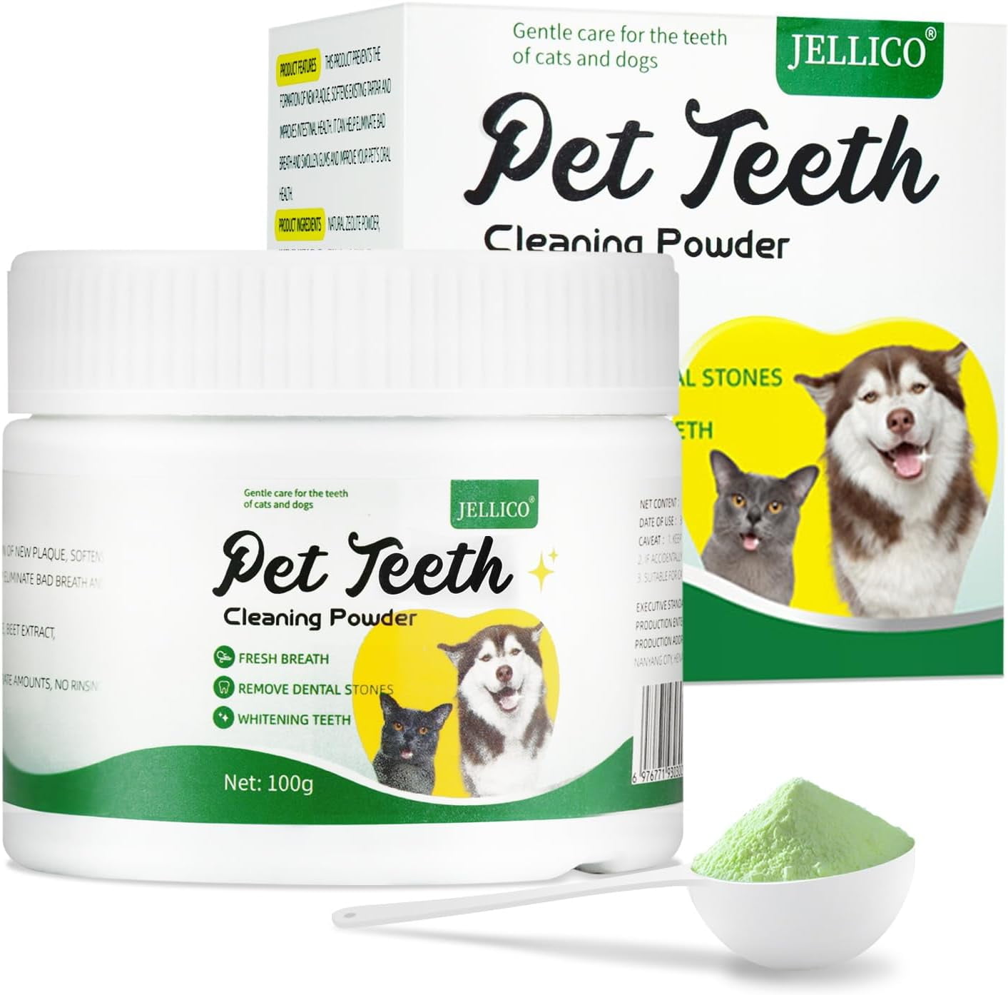 Dental Powder for Dogs Dog Teeth Cleaning Products Dog Tooth Cleaning ...