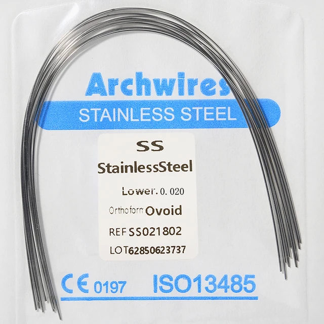 Dental Round Wire Orthodontic Stainless Steel Super Elastic Retainer ...