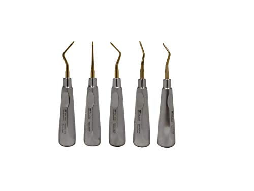 Dental Surgical Root Elevator, HEIDBRINK Root TIP Elevator Set of 5 - Walmart.com