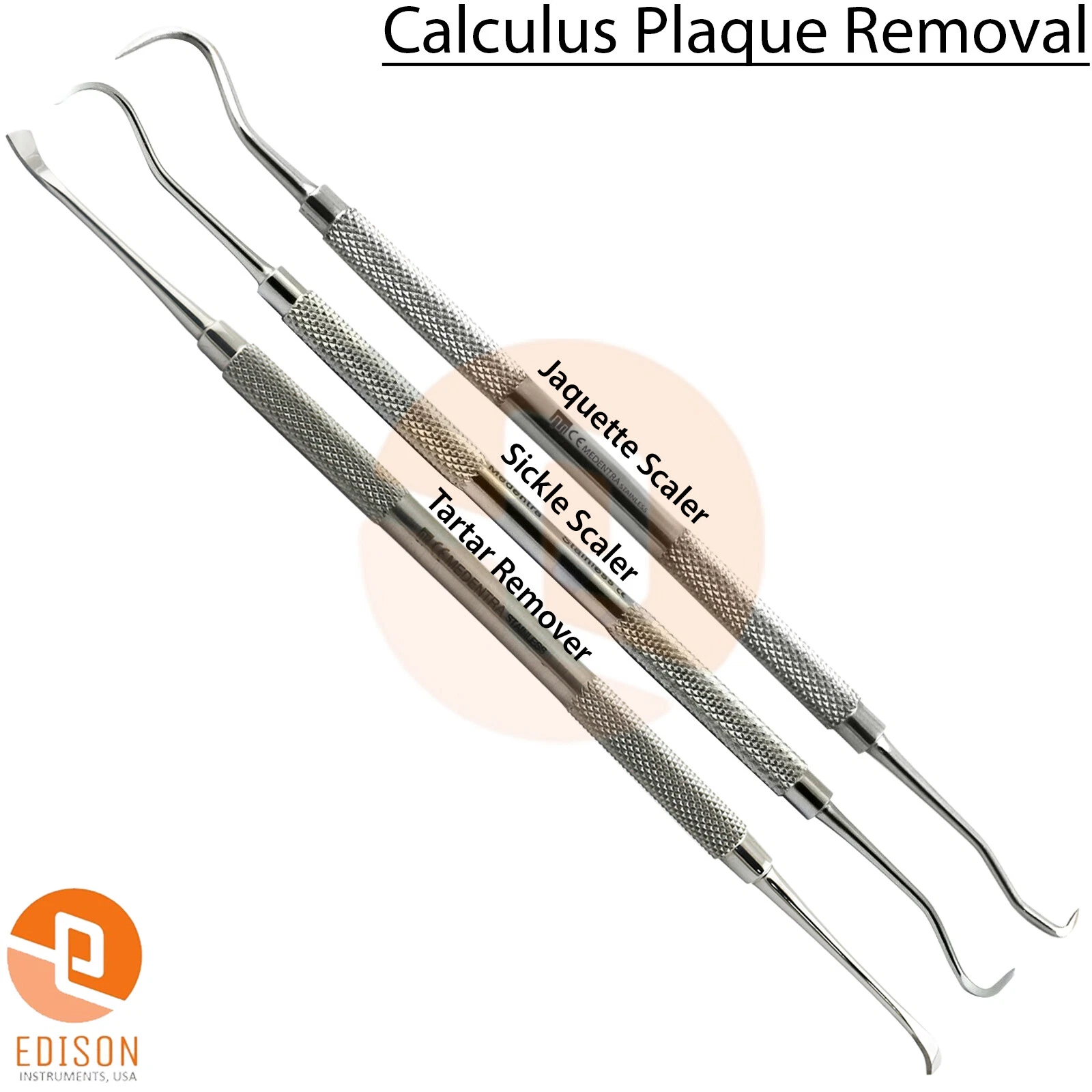 Dental Tartar Calculus Remover Plaque Jaquette Scaler Sickle,Tooth ...
