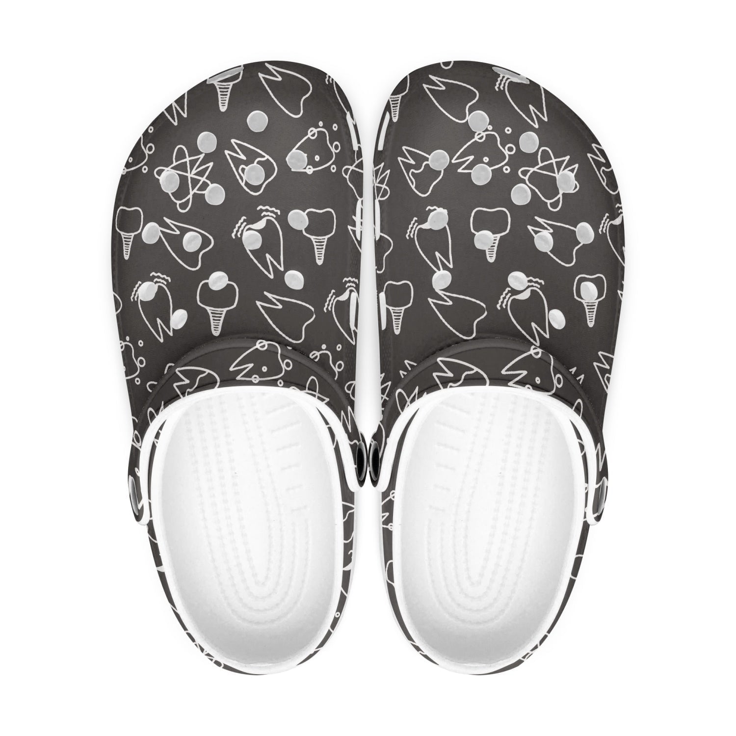 Dental Theme White Sole Clog Shoes - Walmart.com