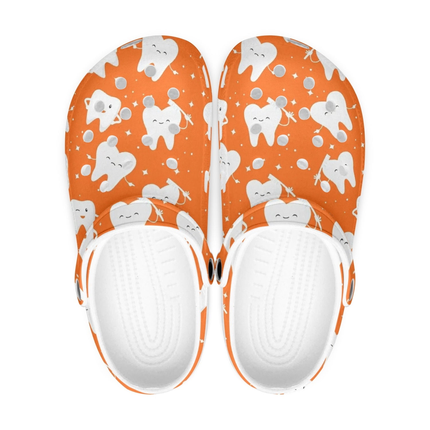 Dental Theme White Sole Clog Shoes - Walmart.com