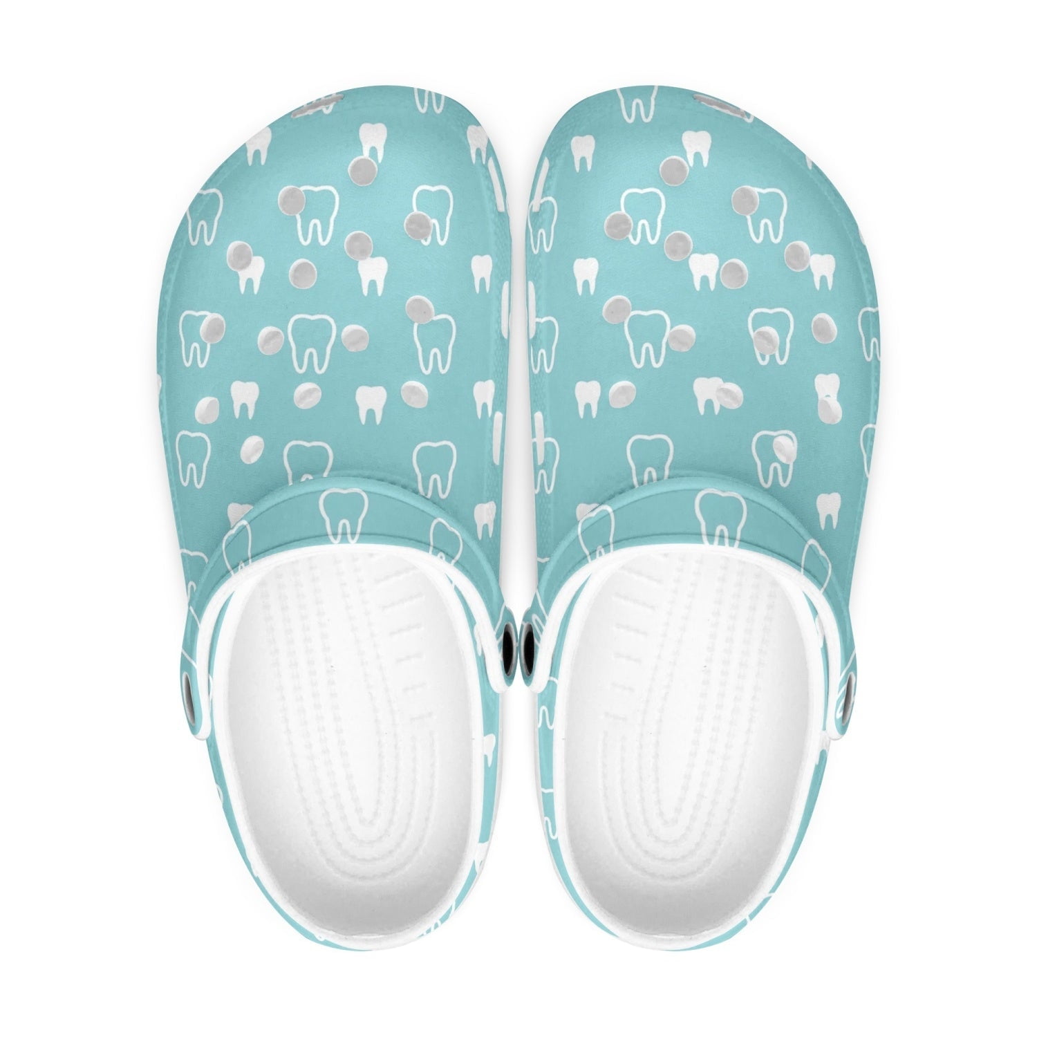 Dental Theme White Sole Clog Shoes - Walmart.com