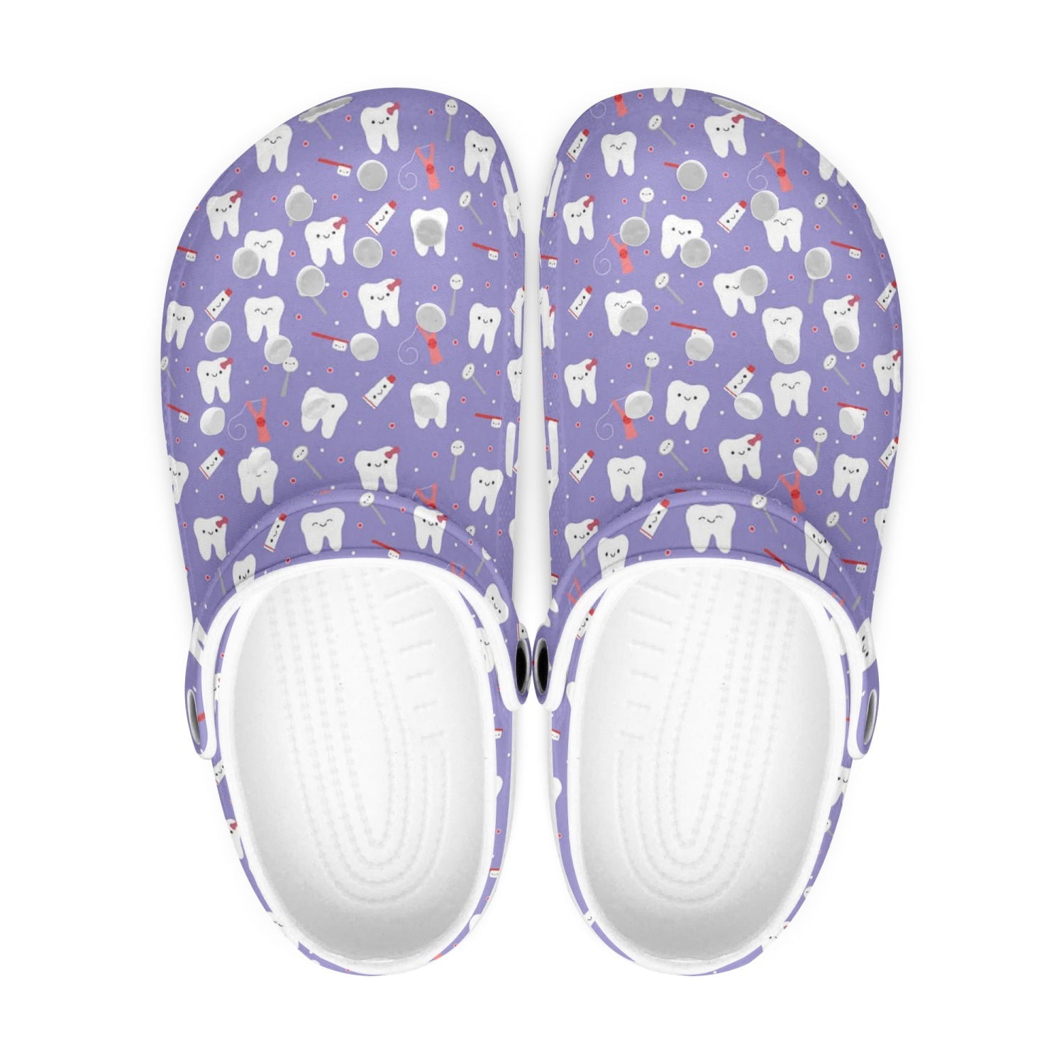 Dental Theme White Sole Clog Shoes - Walmart.com