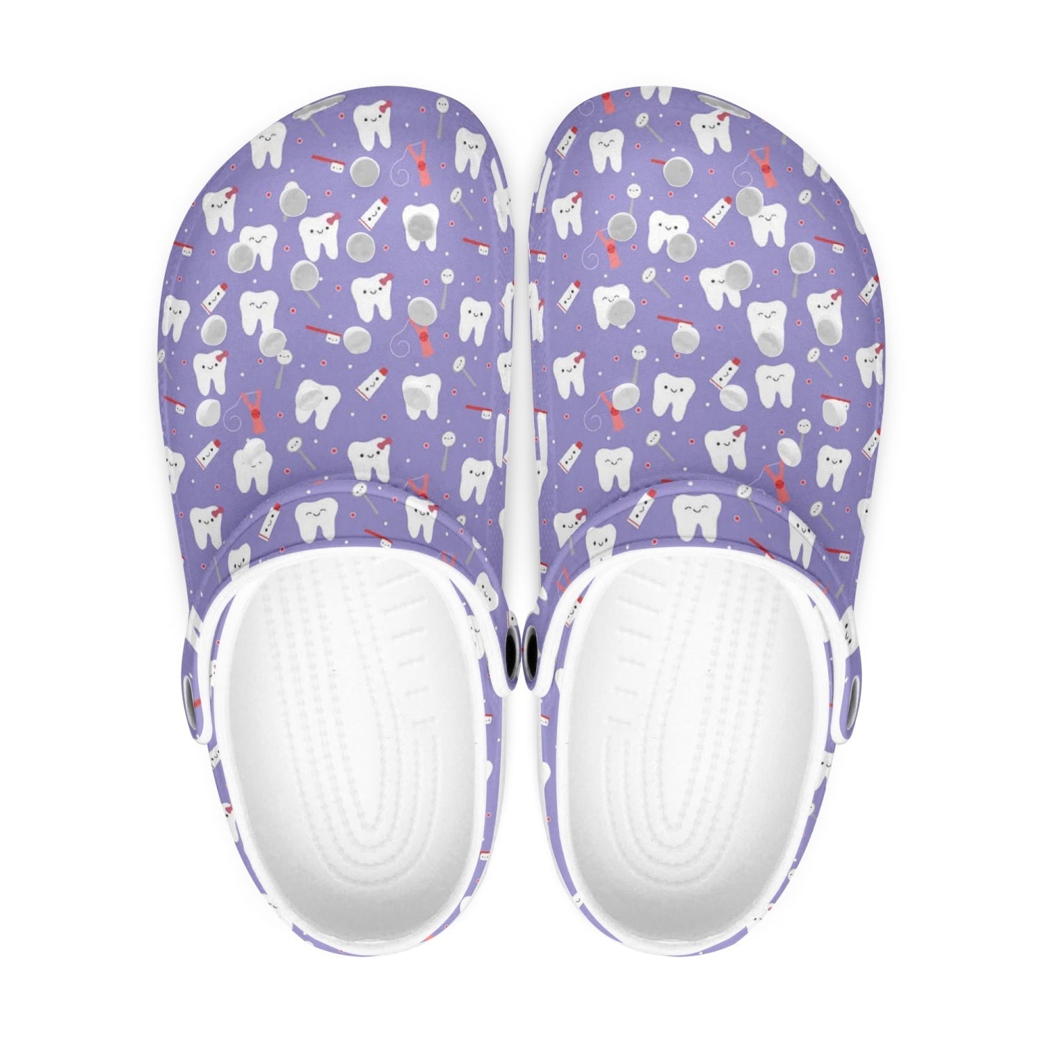 Dental Theme White Sole Clog Shoes - Walmart.com
