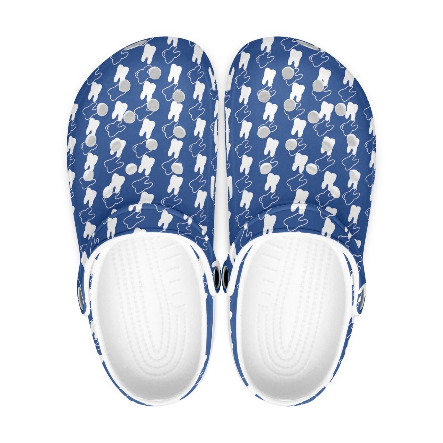 Dental Theme White Sole Clog Shoes - Walmart.com