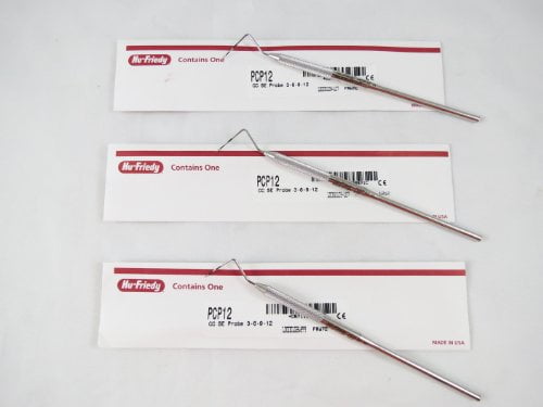Dental Thin Williams Color Code Probe PCP12 Kit 3/Pcs HU FRIEDY ...