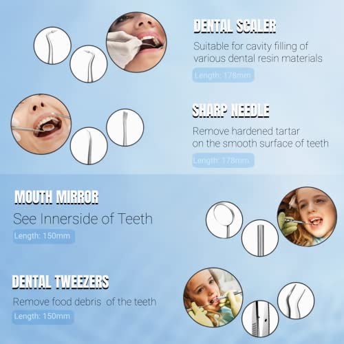 Dental Tools, Plaque Remover for Teeth, Professional Dental Hygiene ...