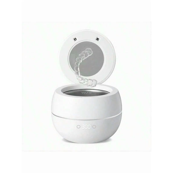 Dental Ultrasonic Retainer Cleaner: 45kHz Dental Cleaning Pod Denture ...