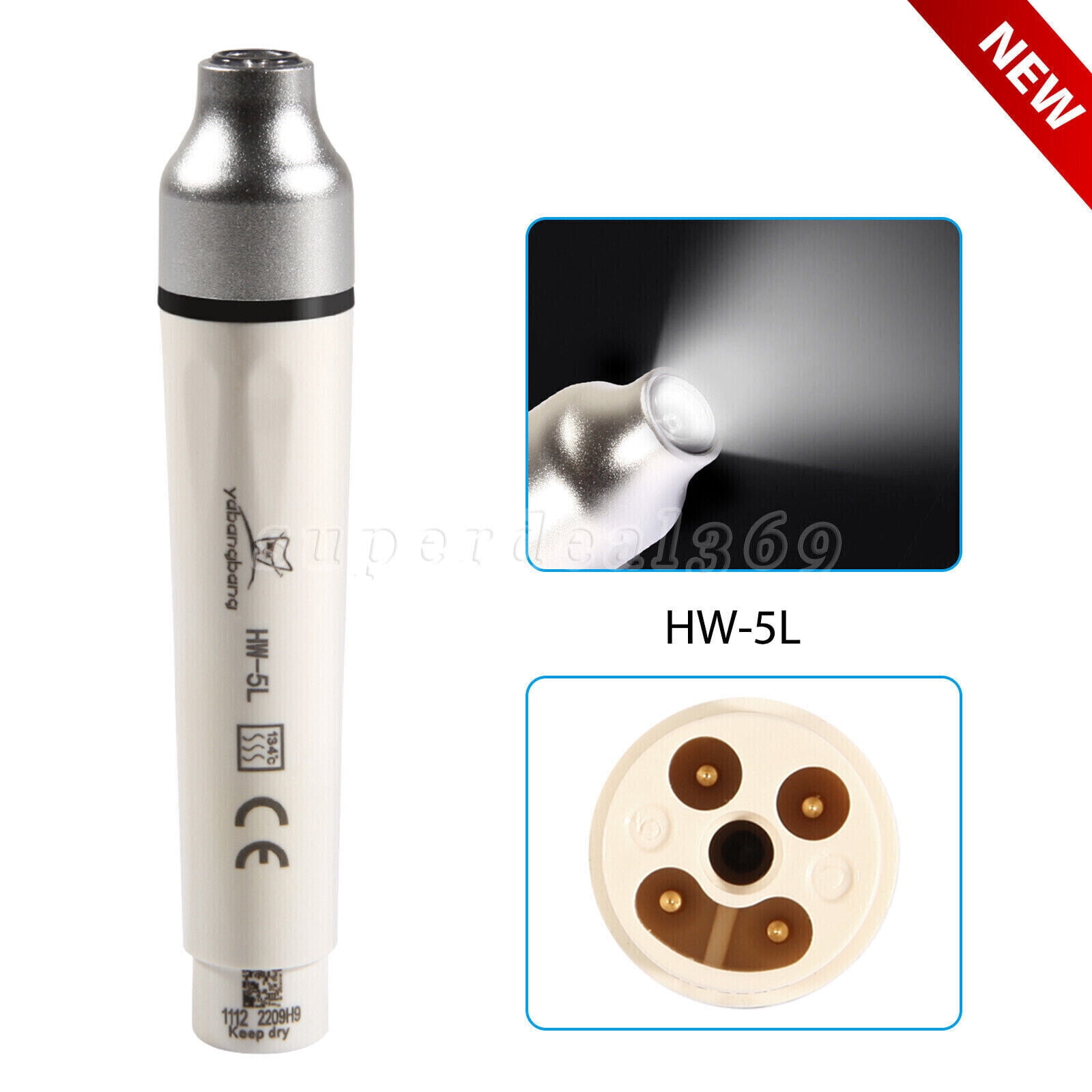Dental Ultrasonic Scaler / LED Scaler Handpiece Wireless Control ...