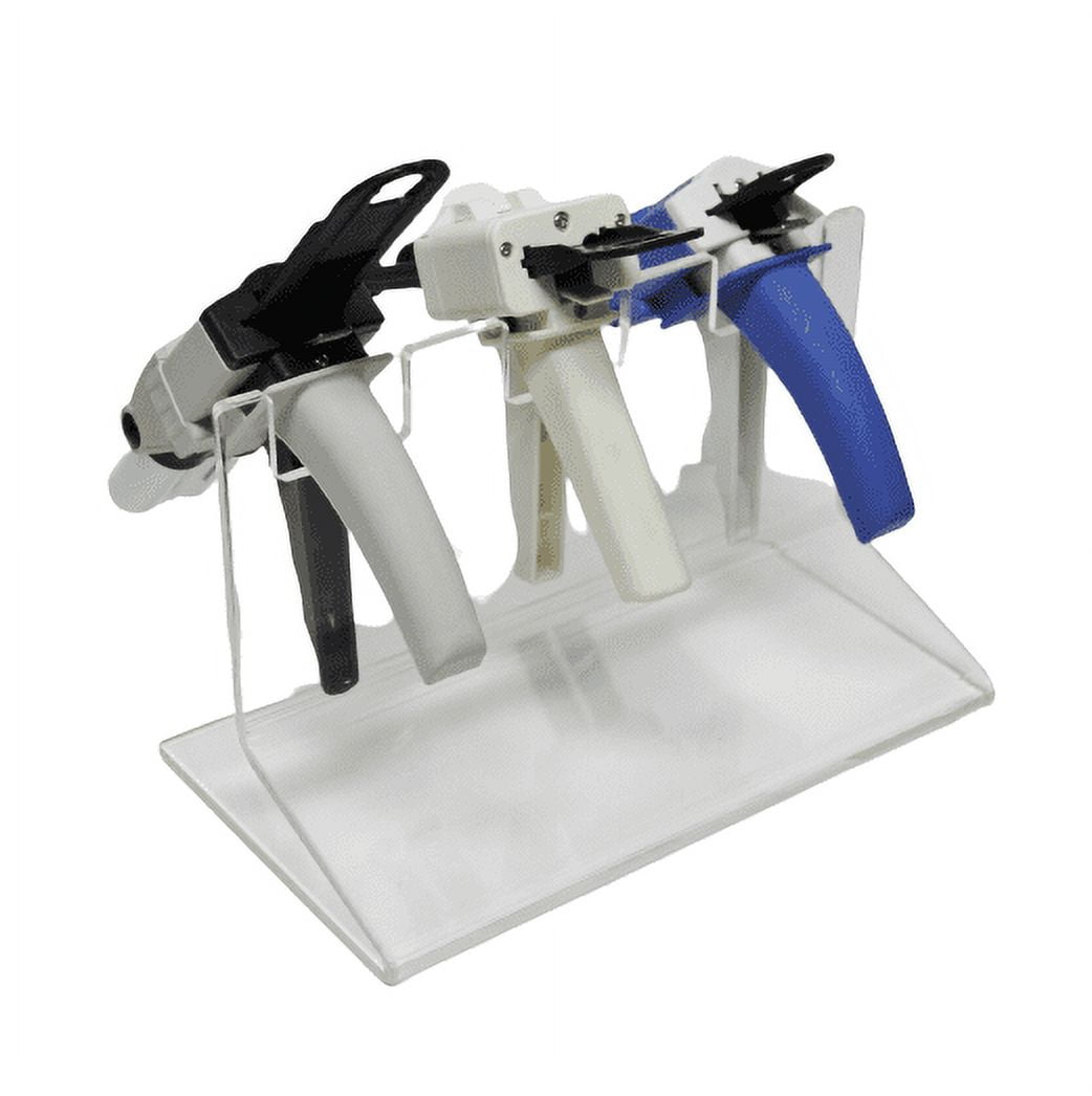 Dental Upright Impression Gun Dispenser Triple Holder Acrilic Holds 3 ...