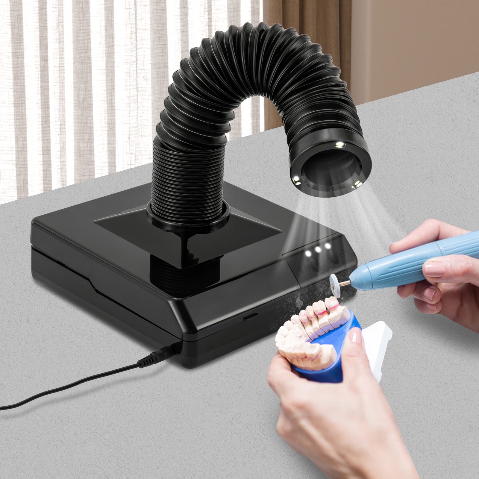 Dust Collector Dental Fan Vacuum Cleaner Dental Lab Nail Art Manicure ...