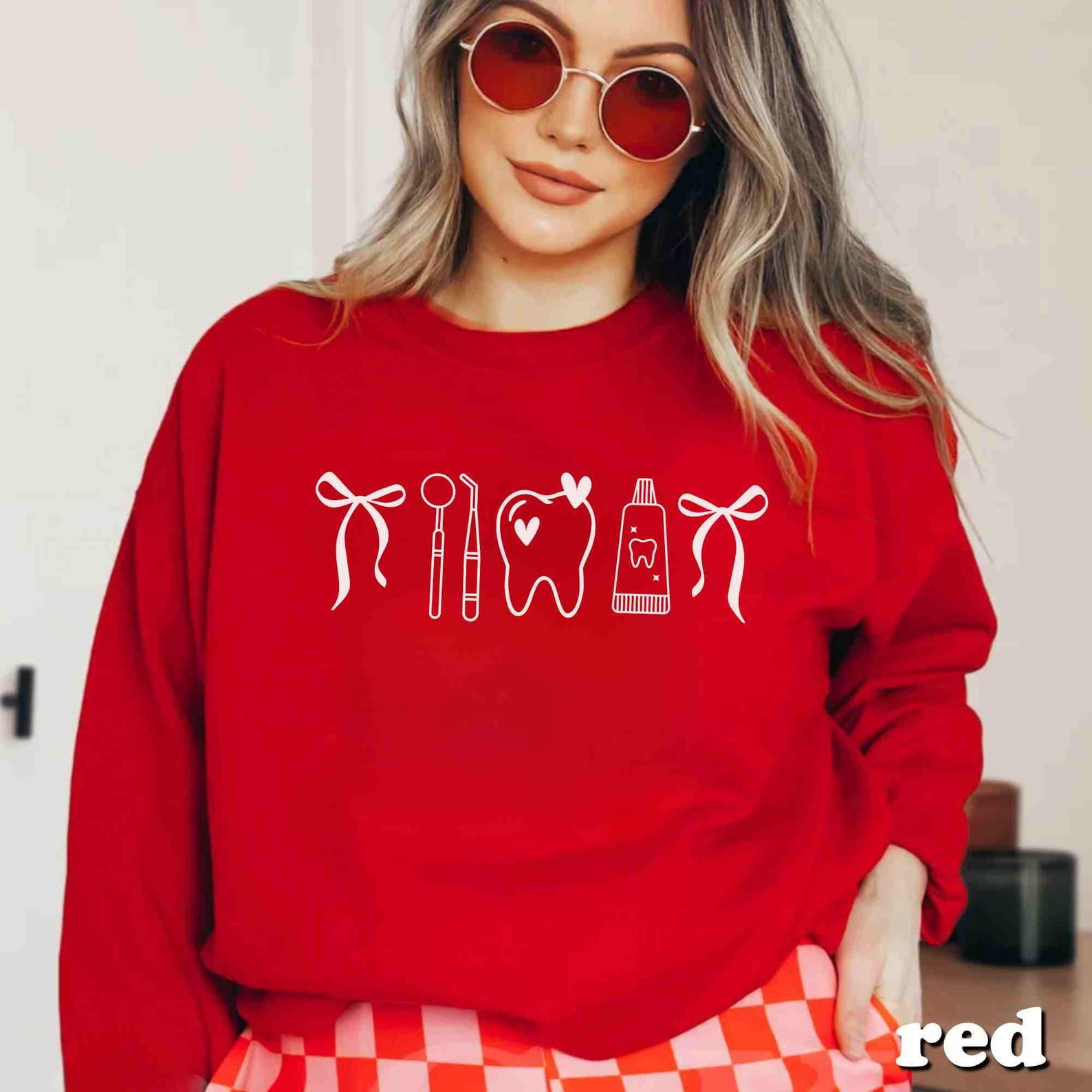 Dental Valentines Sweatshirt Dental Office Valentines Day Shirt ...