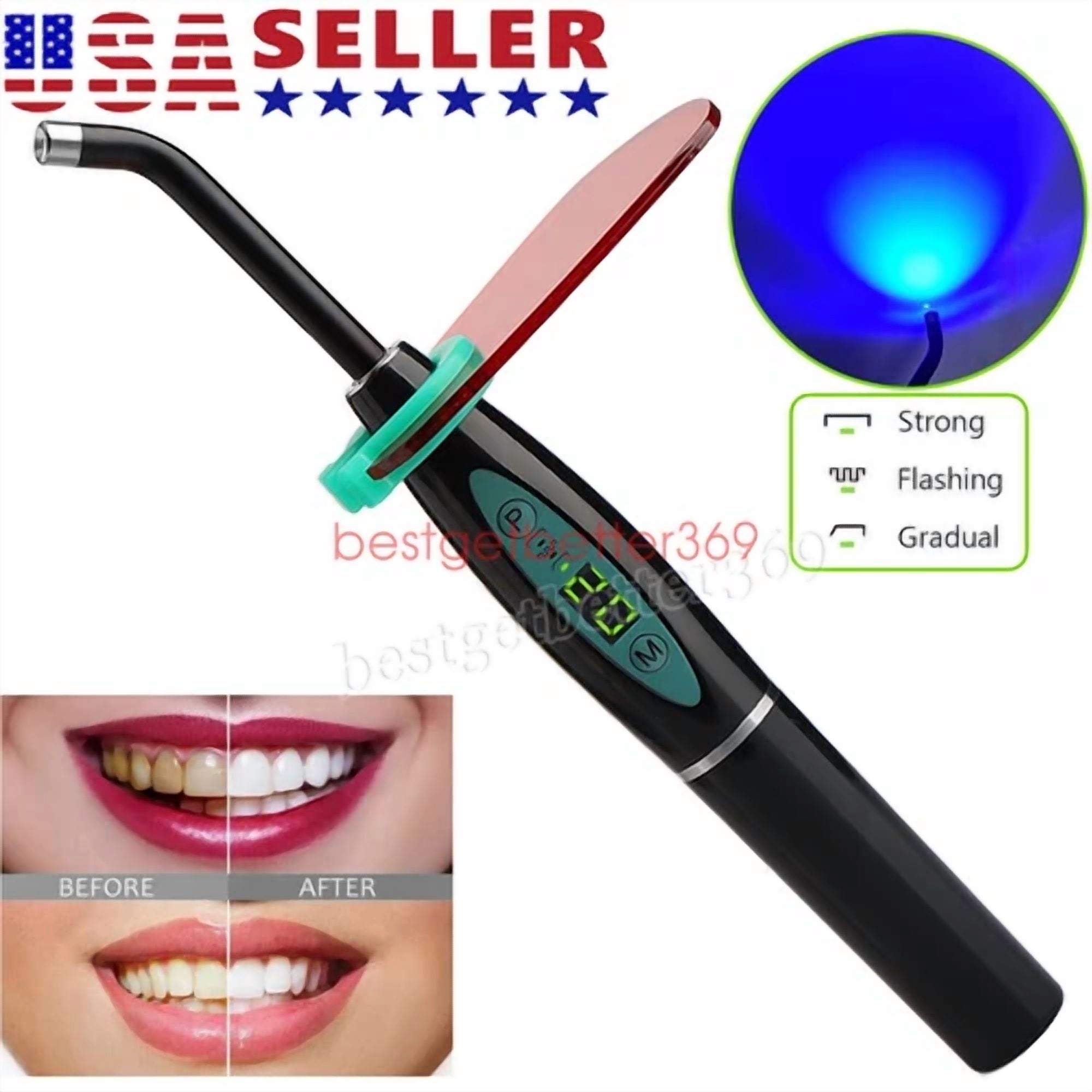 Dental Wireless Cordless Led Cure Curing Light Lamp 2000Mw 5W Tool ...